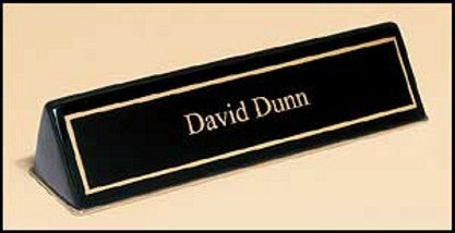 Black Triangle Nameplate – Washington Awards