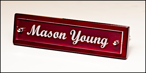 Floating Acrylic Nameplates – Washington Awards