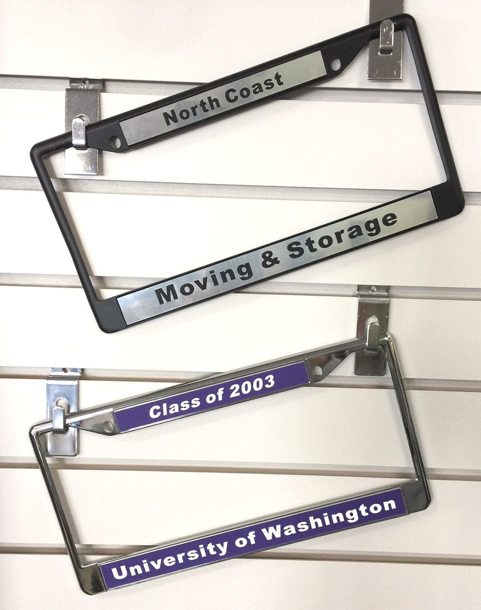 Personalized License Plate Frames – Washington Awards
