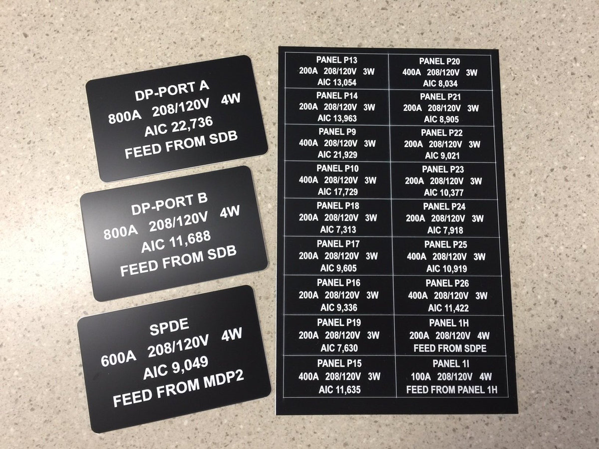 Panel Plates – Washington Awards