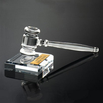 Clear Acrylic Gavel Set – Washington Awards